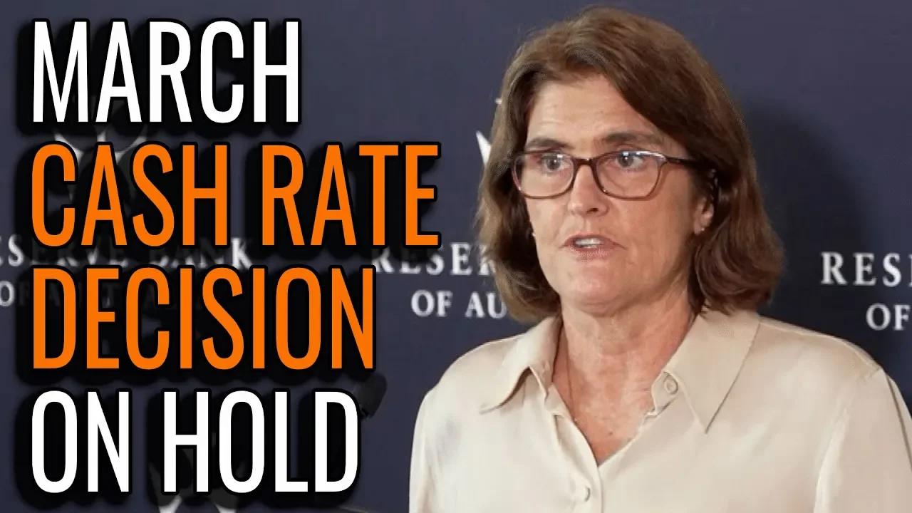 March Cash Rate Decision - Kept on Hold