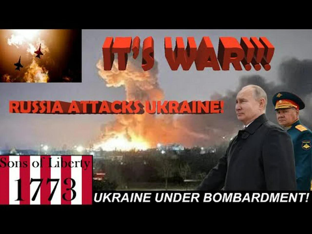 UKRAINE IS UNDER MASSIVE ATTACK BY RUSSIA! PUTIN ATTACKS OVERNIGHT! IT ...