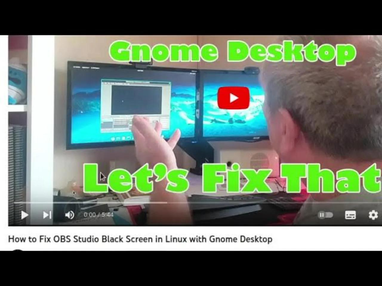 Como solucionar pantalla negra al hacer screen recording con OBS studio ...