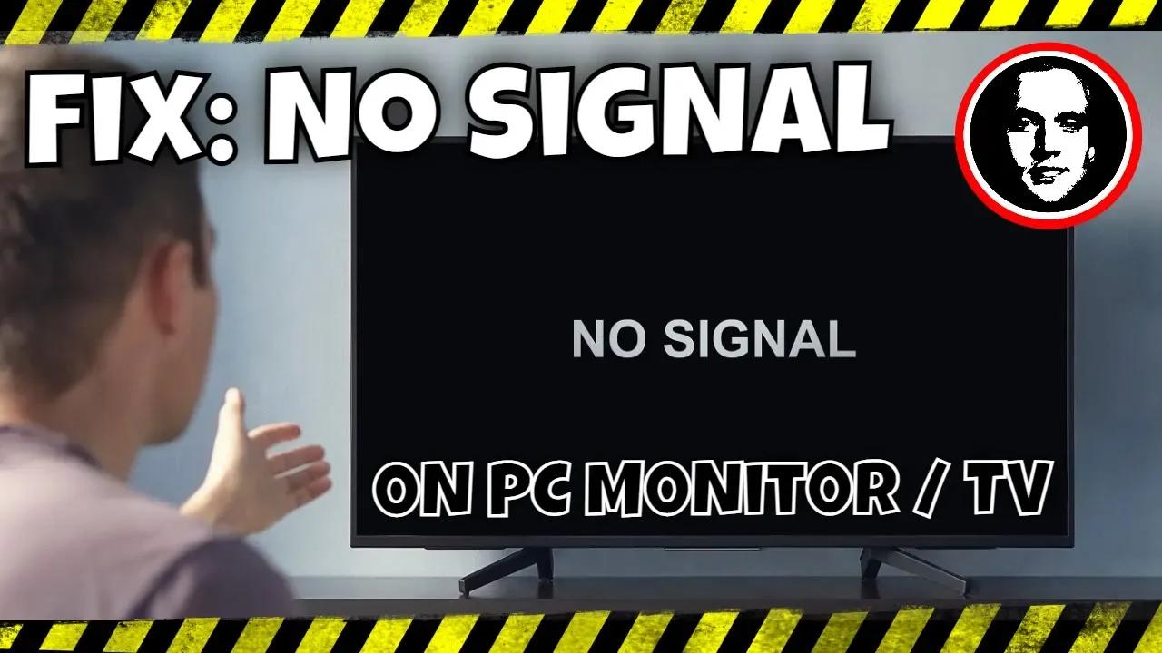 How to Fix Computer No Display or No Signal on Monitor 2023