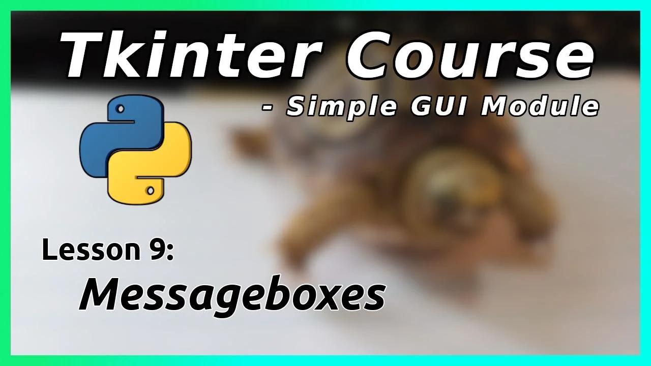 Popups - Tkinter Tutorial (Part 9)