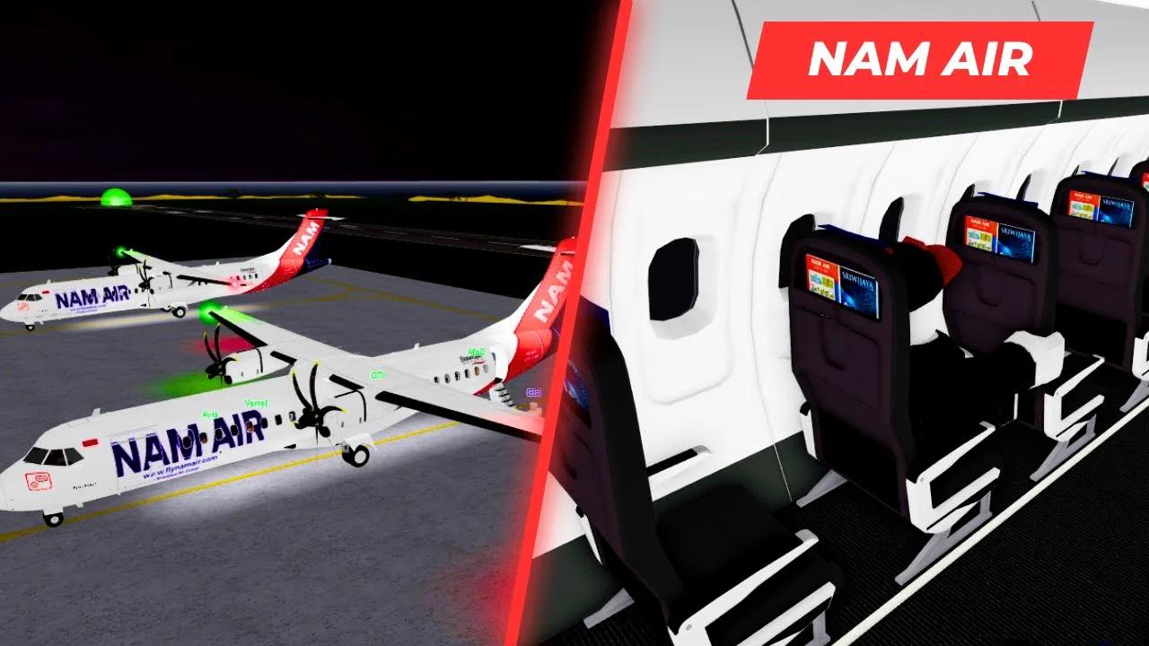 ROBLOX | NAM AIR | ATR 72-800 | Economy Class (Airline Review/ Flight ...