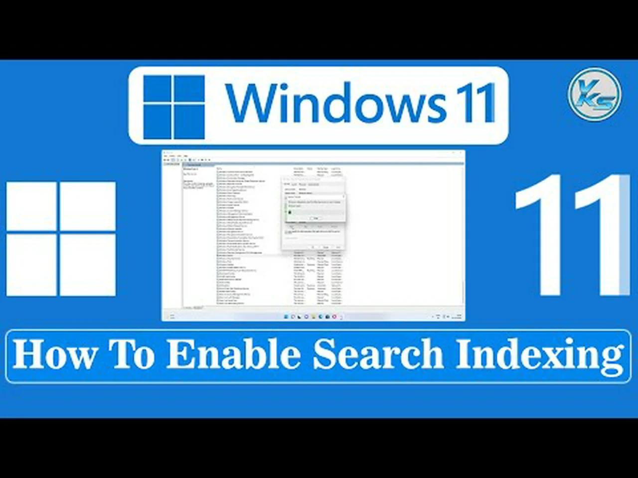 How To Enable Search Indexing in Windows 11