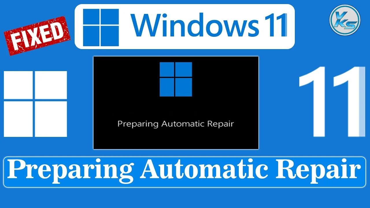 How To Fix Preparing Automatic Repair Windows 11 Black Screen After ...