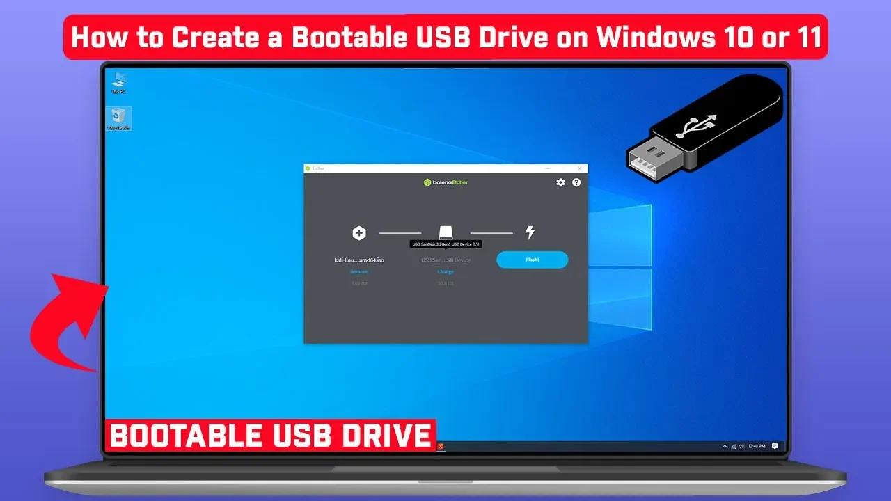 How to Create a Bootable USB Drive on Windows 10 or 11