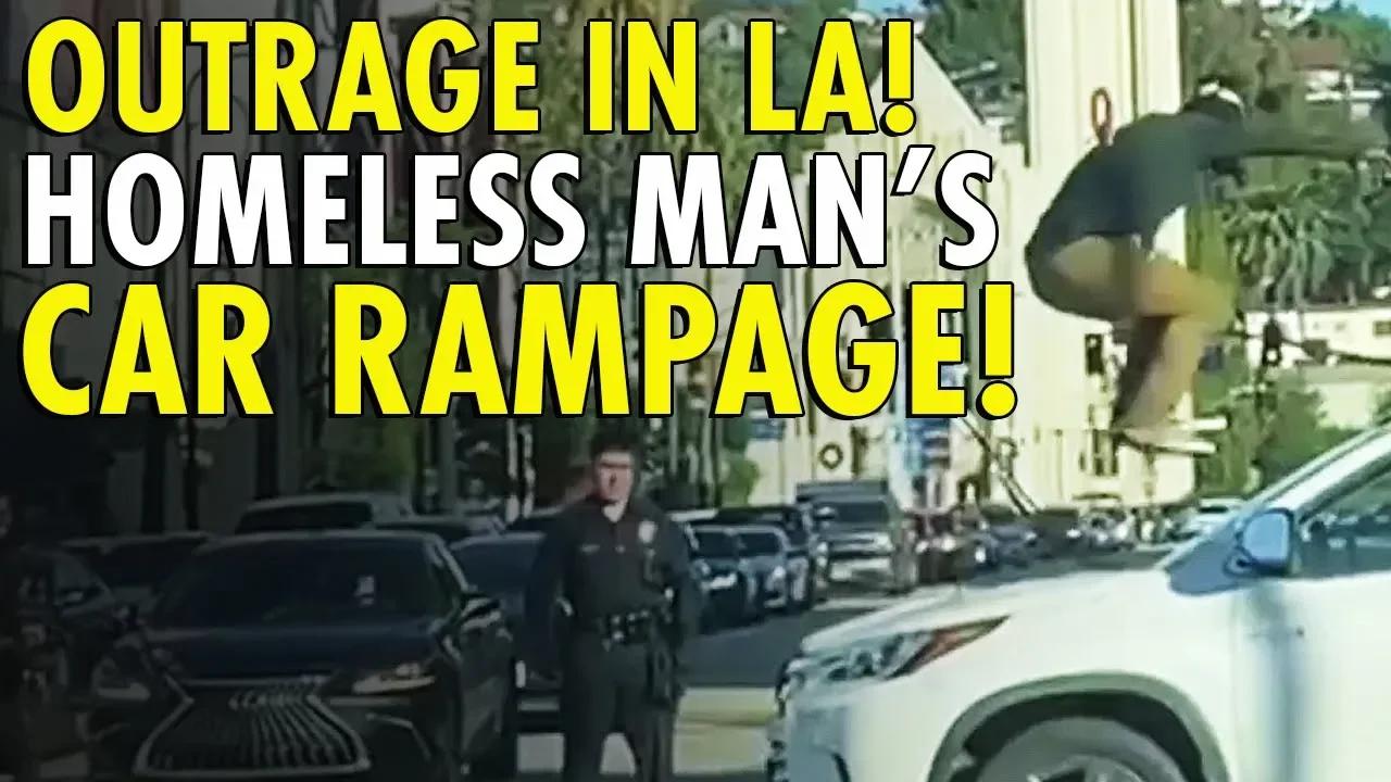 Homeless Man Smashes Windshield in Shocking Car Stunt, Released After ...