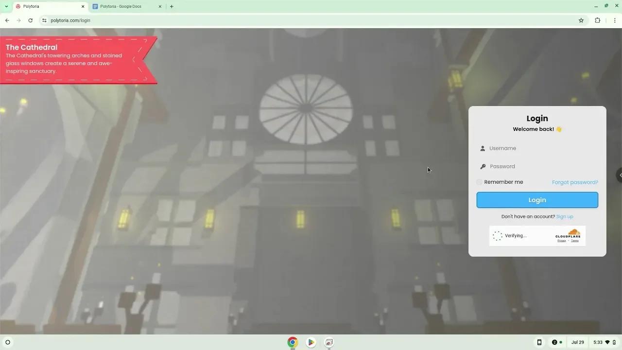 How to install Polytoria on a Chromebook