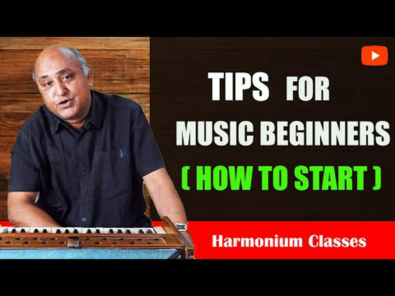 TIPS FOR MUSIC BEGINNERS TUTORIAL | Harmonium Classes | संगीत की शुरुआत ...