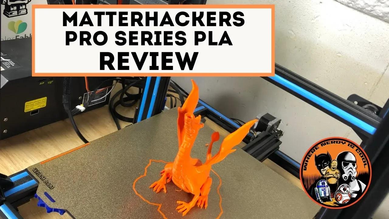 Filament Review: Matterhackers PRO Series PLA