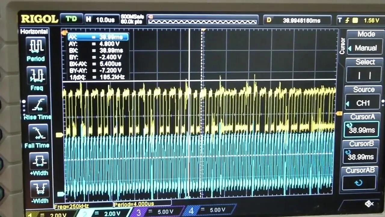 Using the Rigol 1054Z to Measure Setup Times on a 650 Processor