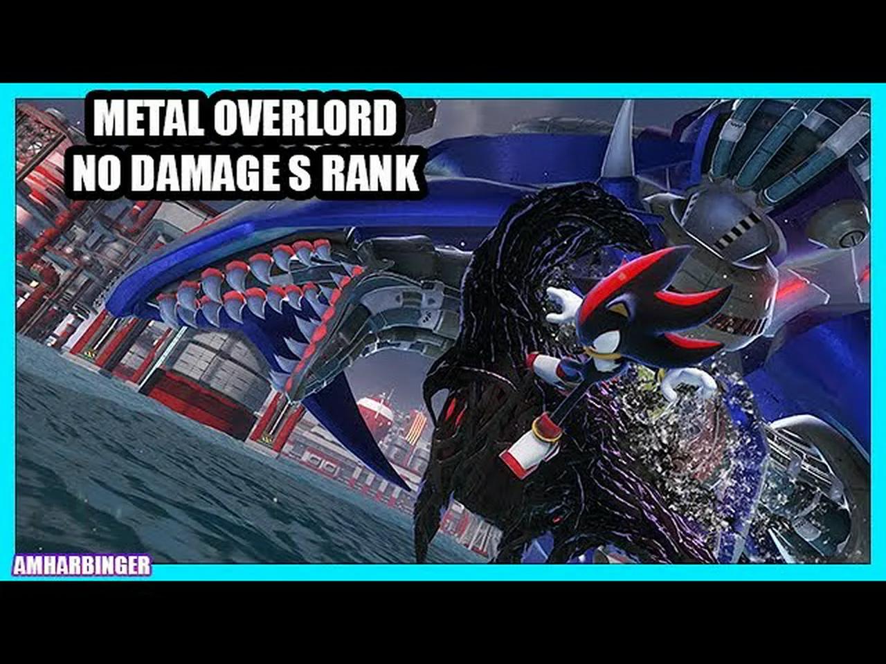 Shadow x Sonic Generations Metal Overlord Boss Fight No Damage S Rank