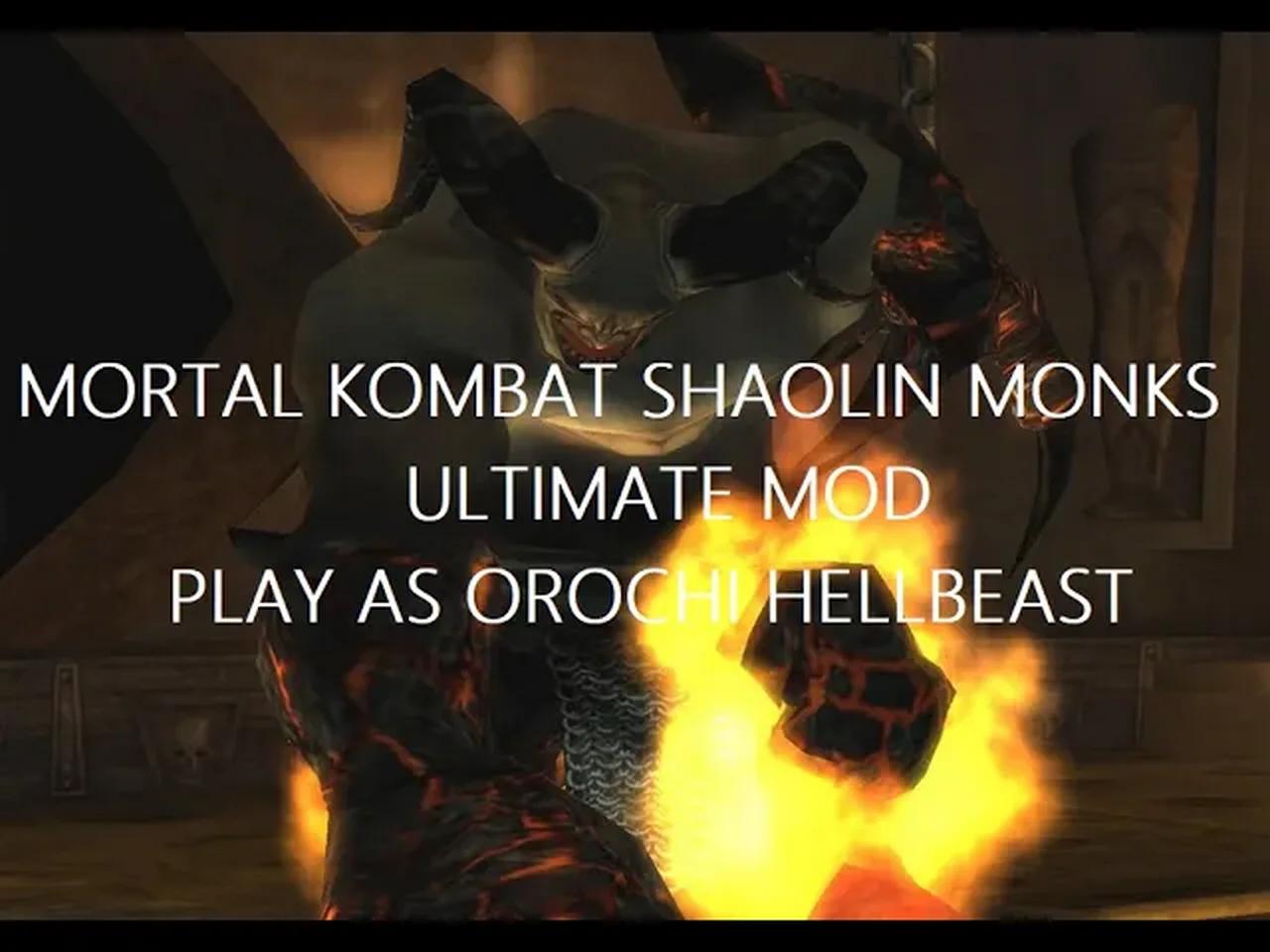MK Shaolin Monks Fully Playable Boss Orochi Hellbeast - MKSM Ultimate ...