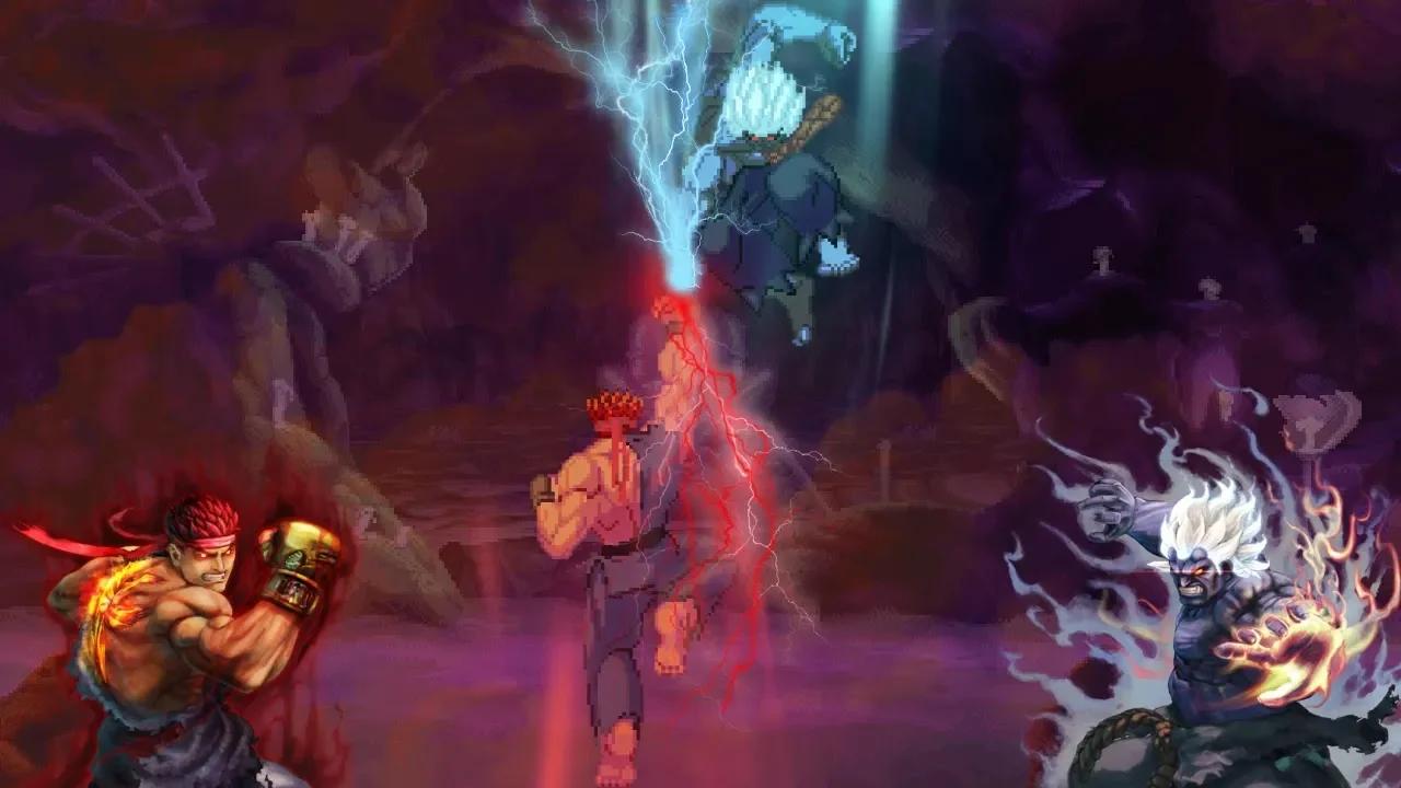 Evil Ryu vs. Oni - Super Street Fighter IV Secret Boss Battle