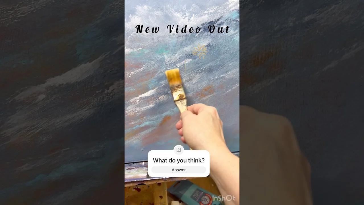 💖😎 Acrylic Painting Tutorial #shorts #shortvideo