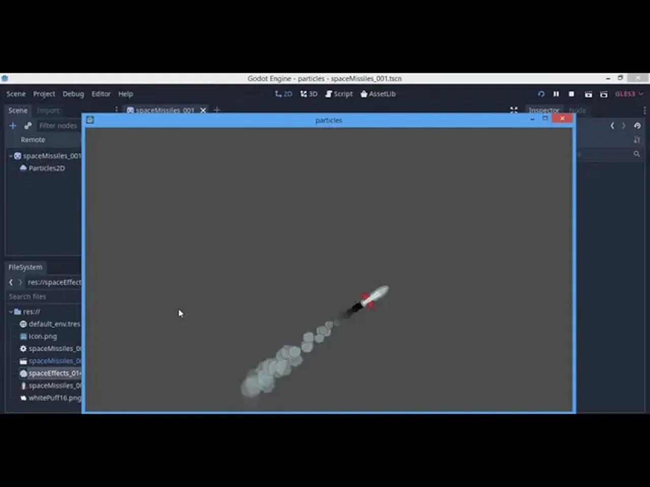How to make 2D particle effects in Godot | Particle system