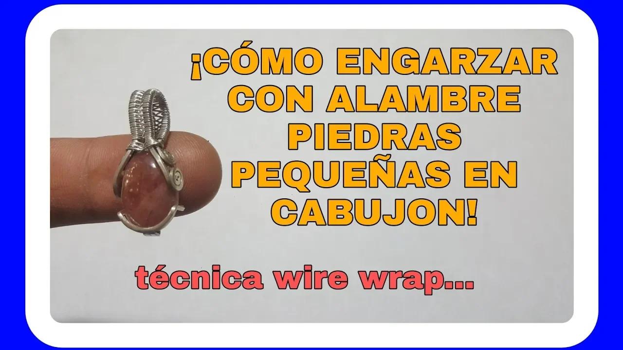 DIY| TUTORIAL WIRE WRAPPING| COMO HACER UN DIJE PEQUEÑO DE ALAMBRE CON ...