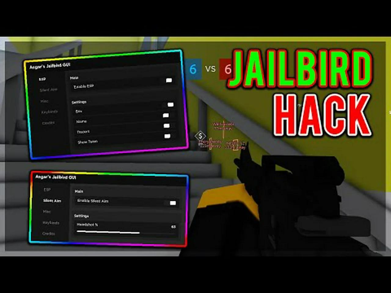 ROBLOX Jailbird HACK GUI SCRIPT 🌟 SILENT AIM, ESP & MORE | UNDETECTED