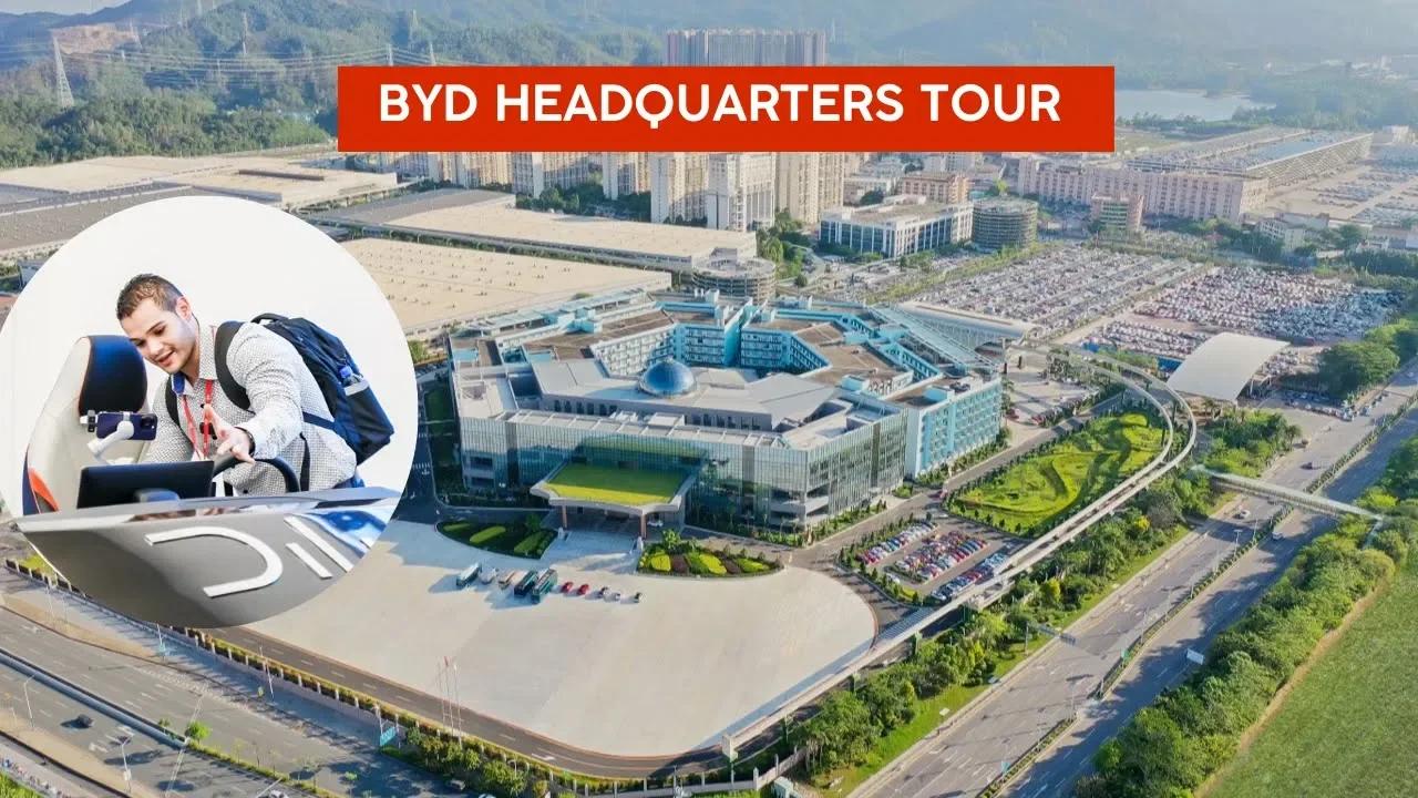 BYD Headquarters Tour | Vistamos las oficinas centras de BYD en China