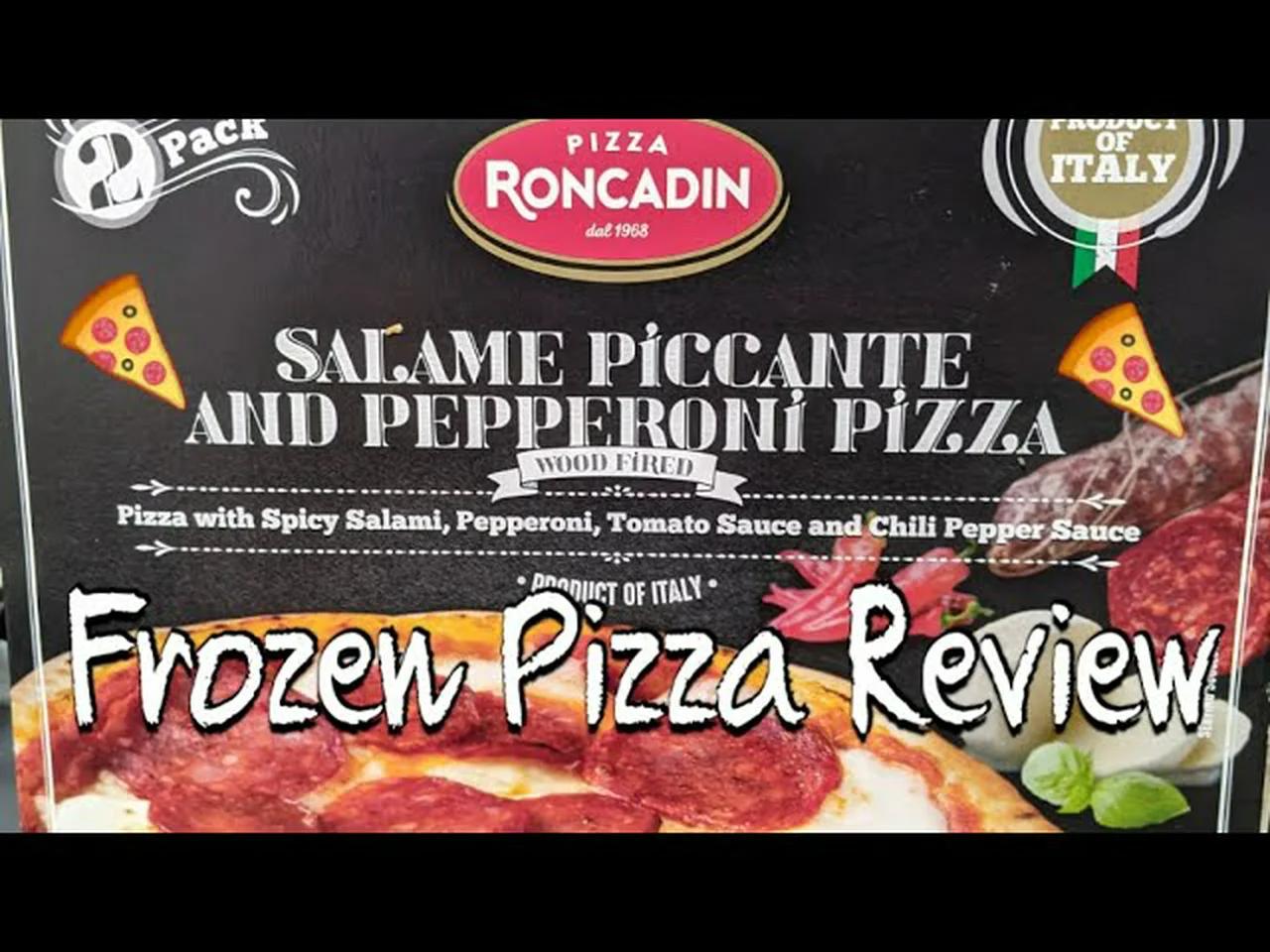 FROZEN PIZZA REVIEW: RONCADIN's Salame Piccante and Pepperoni Pizza