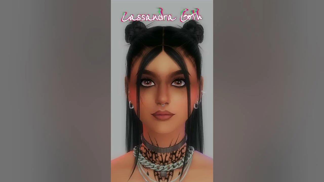 Cassandra Goth | The Sims 4 | Townie Makeover