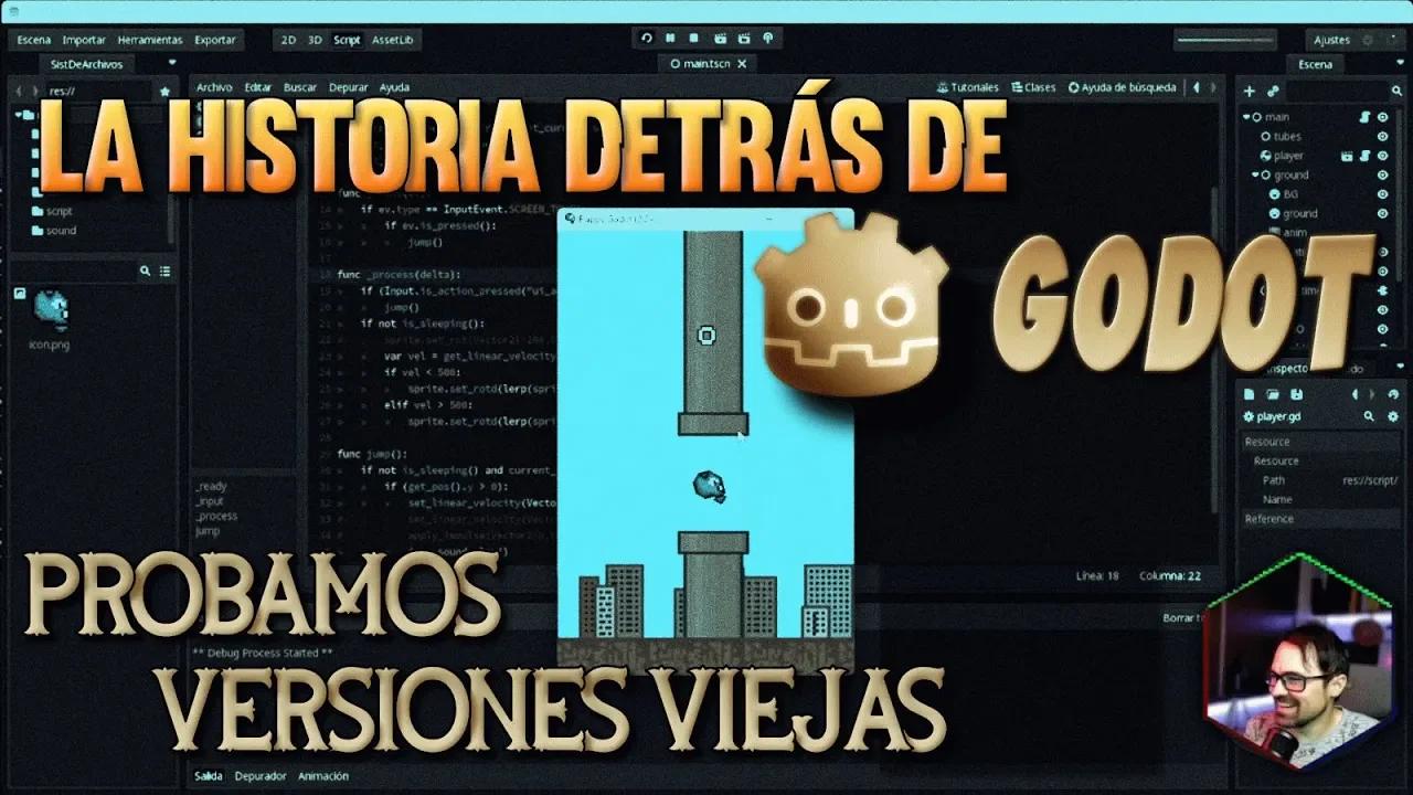 Recorriendo la historia de Godot 🫡🤩 Cuanto ha cambiado? 👾