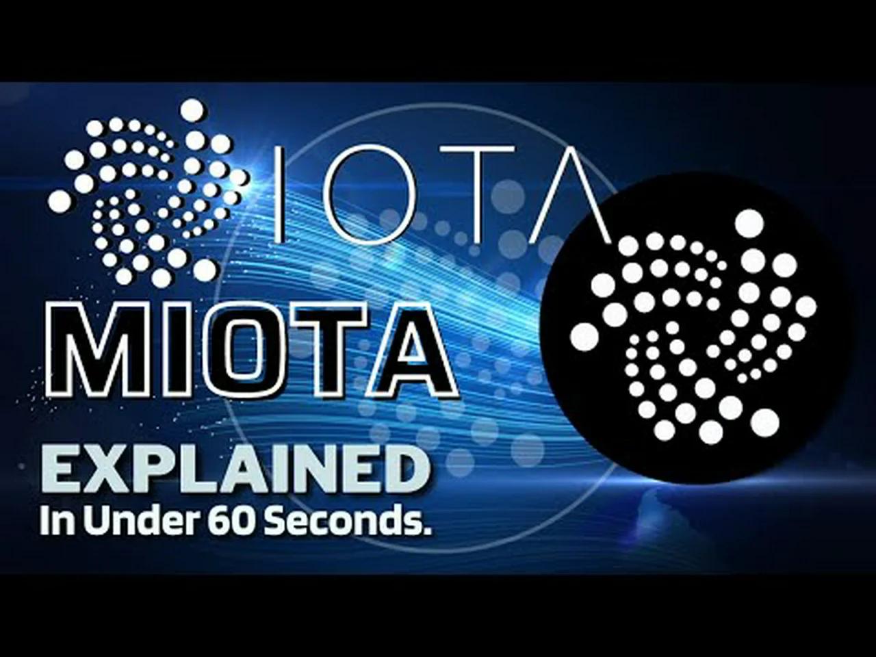 What is IOTA (MIOTA)? | IOTA Coin Explained in Under 60 Seconds