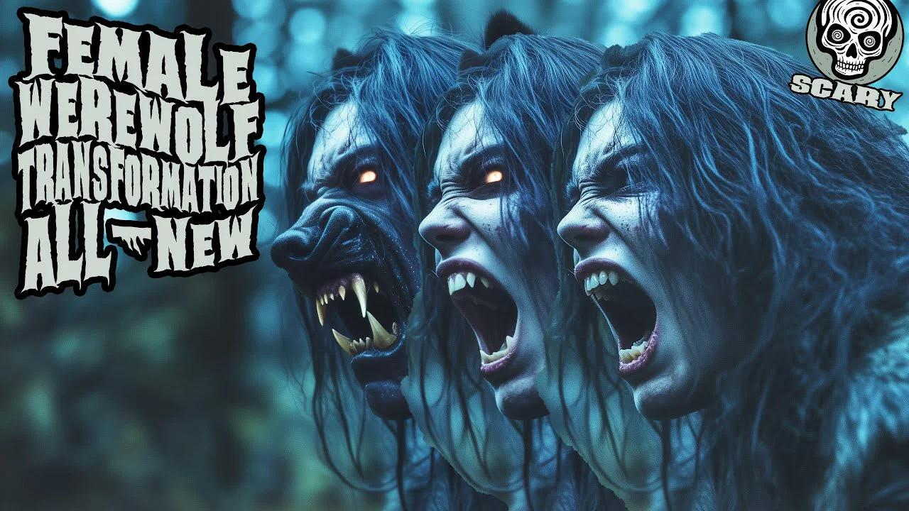 Savage Werewolf Woman: Female Werewolf Transformation Video