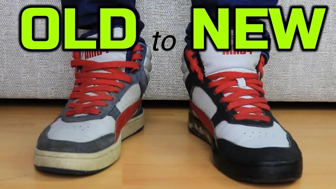 How to Restore Old Shoes - Reviving my old Puma Sneakers!