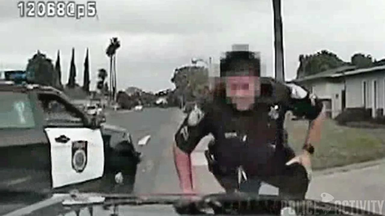 Dashcam: Police Officer Suggests Using a Bat On Escaped Suspect