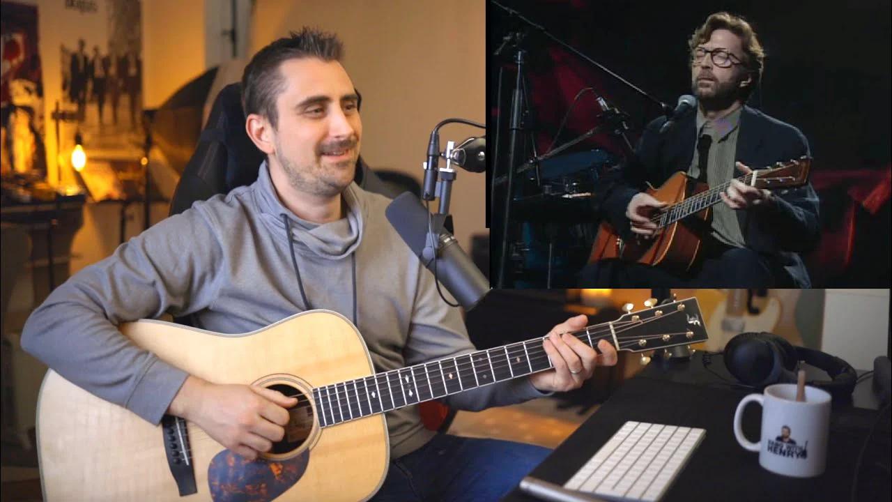 Eric Clapton - "Hey Hey" Unplugged Guitar Lesson & Reaction