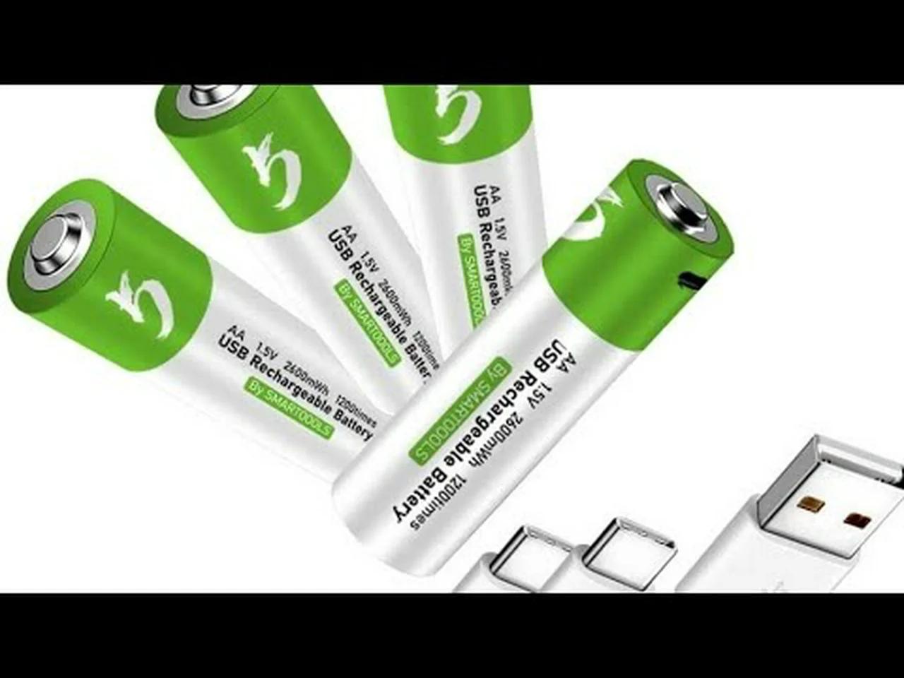 Piles rechargeables USB-C - SMARTOOLS