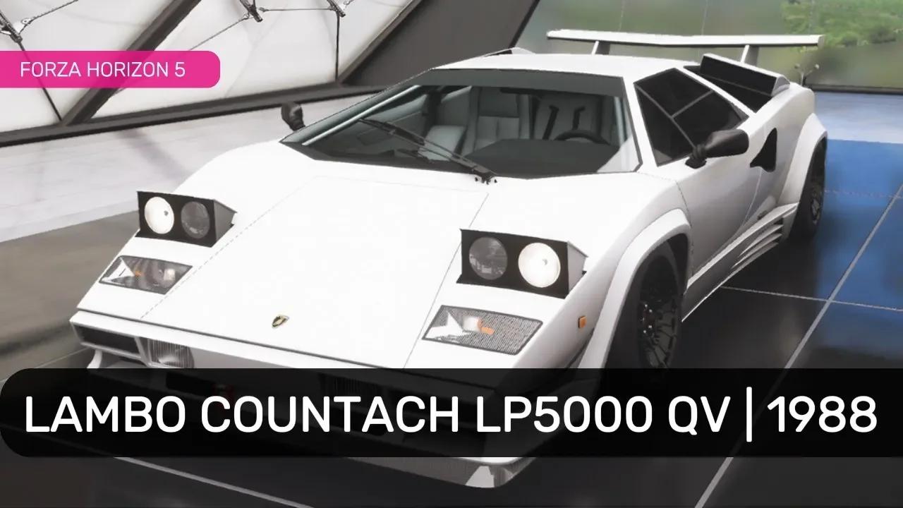 FORZA HORIZON 5 | LAMBORGHINI COUNTACH LP5000 QV (1988)