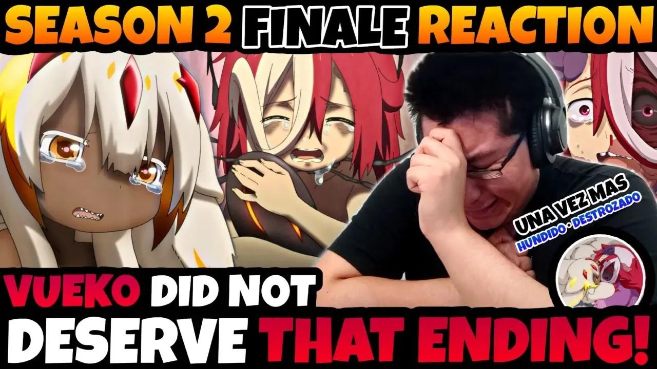 EL DESENLACE PERFECTO 💔 ENTRE LAGRIMAS LES DIGO... ADIÓS 💌 MADE IN ABYSS T2 EP12 END REACCIÓN/REVIEW