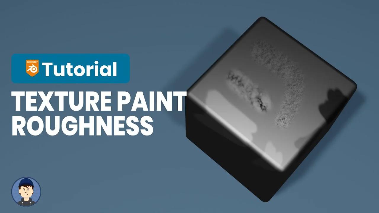 How to texture paint a roughness map in Blender [3.3] | Materials ...