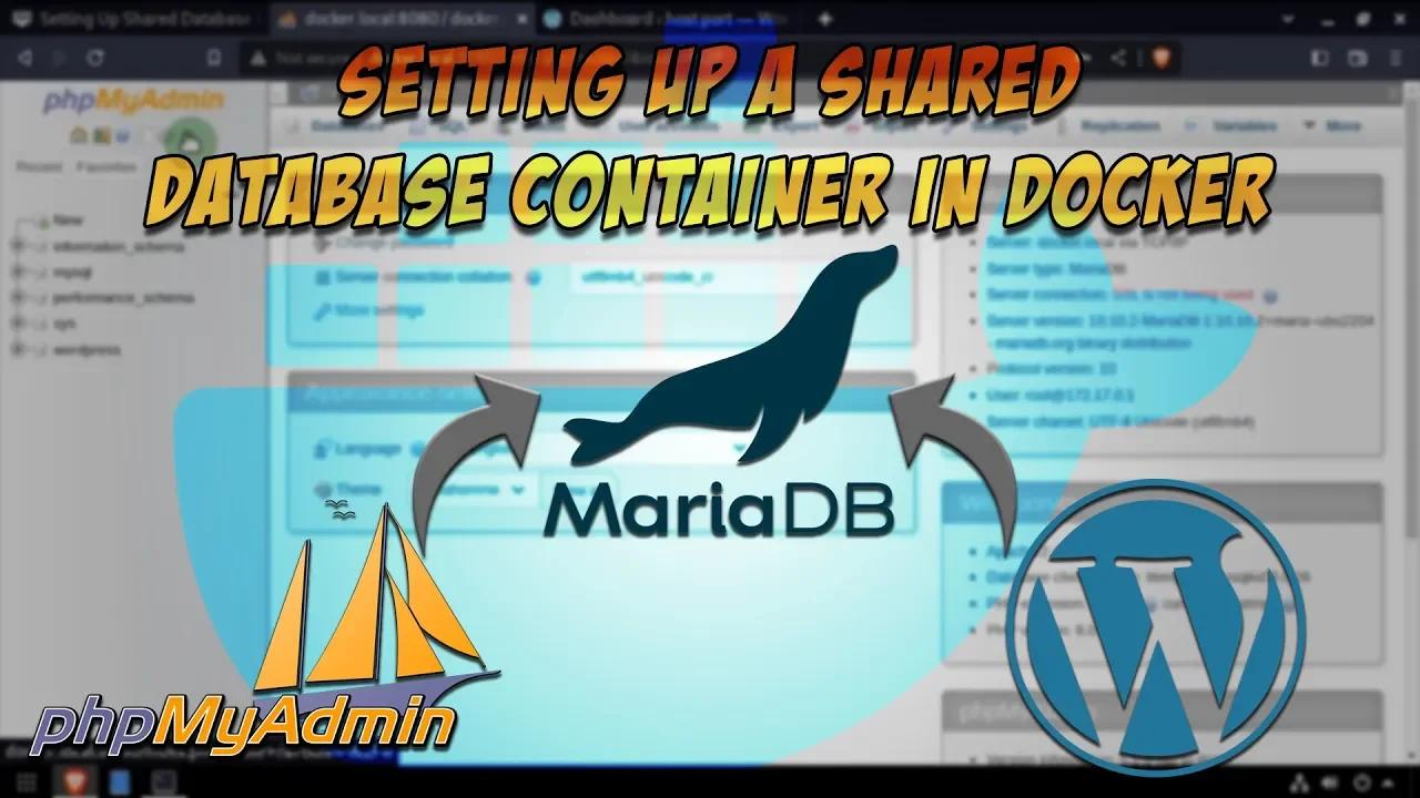 Setting Up Shared Database Container in Docker [3 methods]