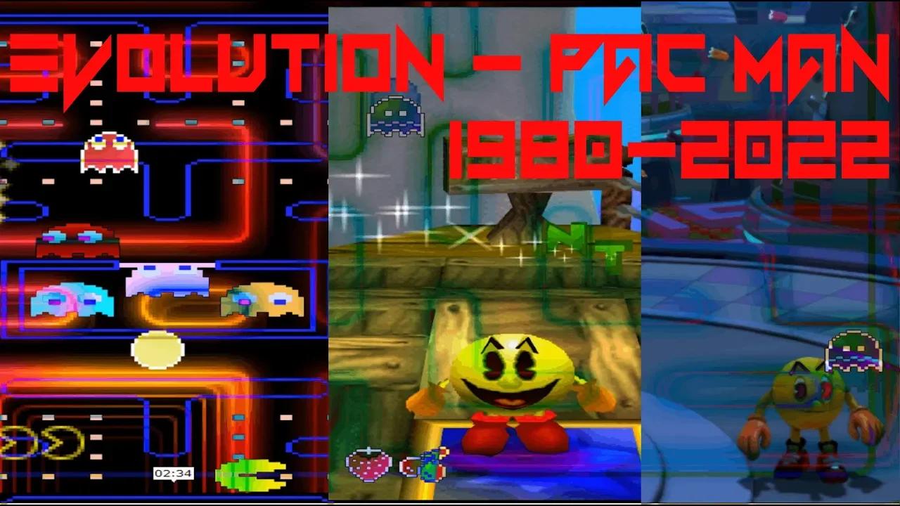 Evolution - Pac Man Games(1980-2022)