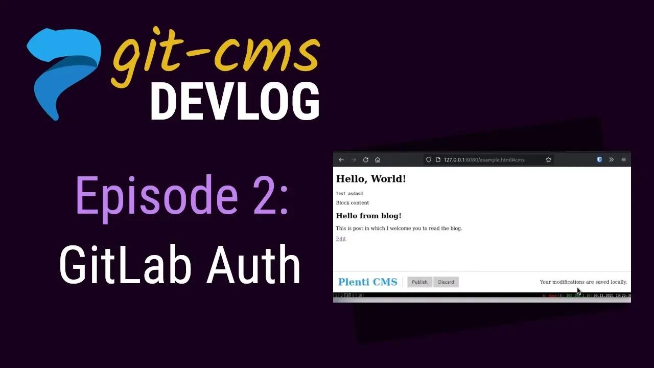 Plenti CMS Devlog: GitLab PKCE Auth