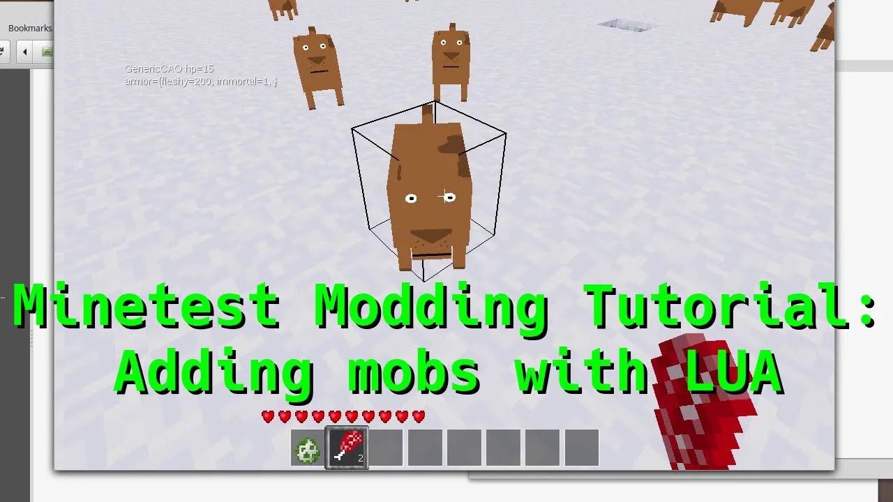 Minetest Modding Tutorial: Mobs lua
