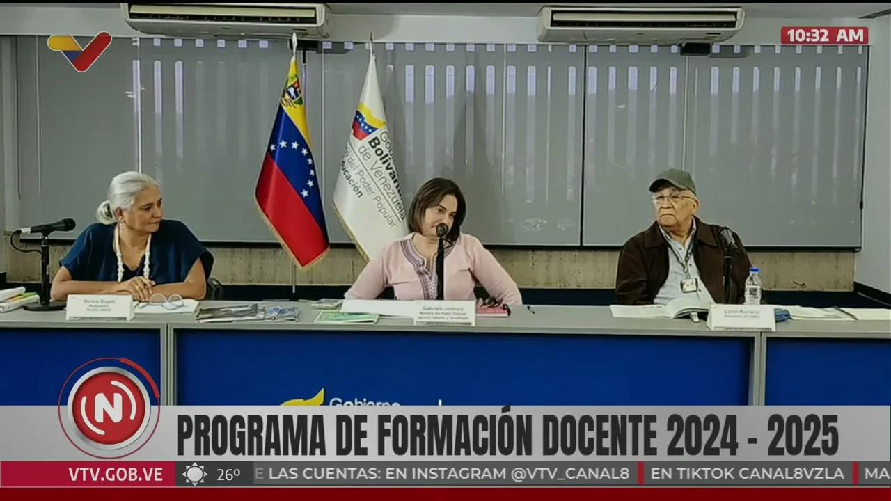 Programa De Formacion Docente 2024 2025 Con La Ministra De Ciencia Y