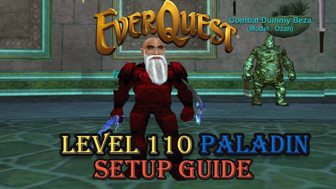Everquest Guide - Level 110 Paladin Setup