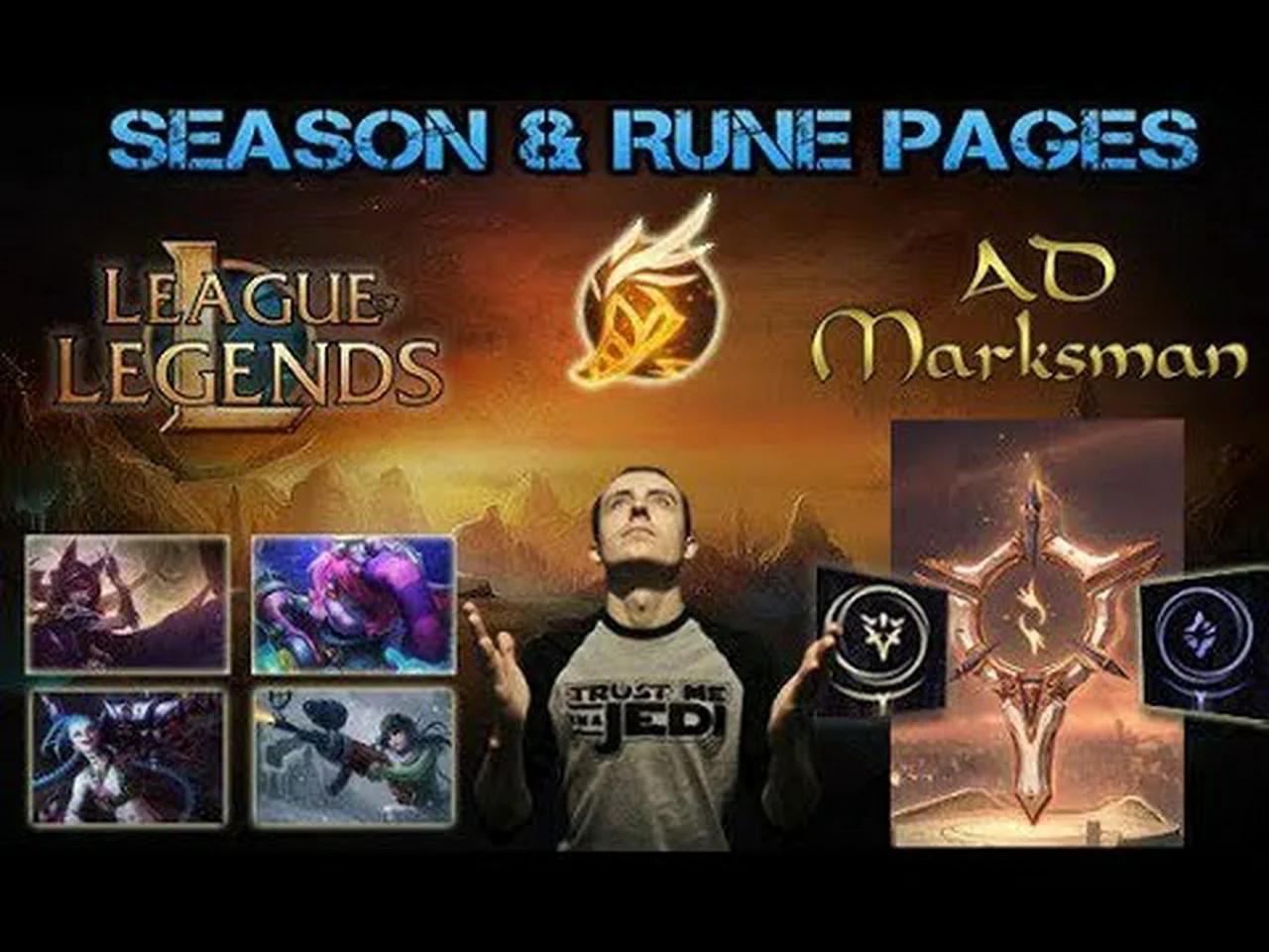 League of Legends. Season 8 Runes #13 (AD Marksman)