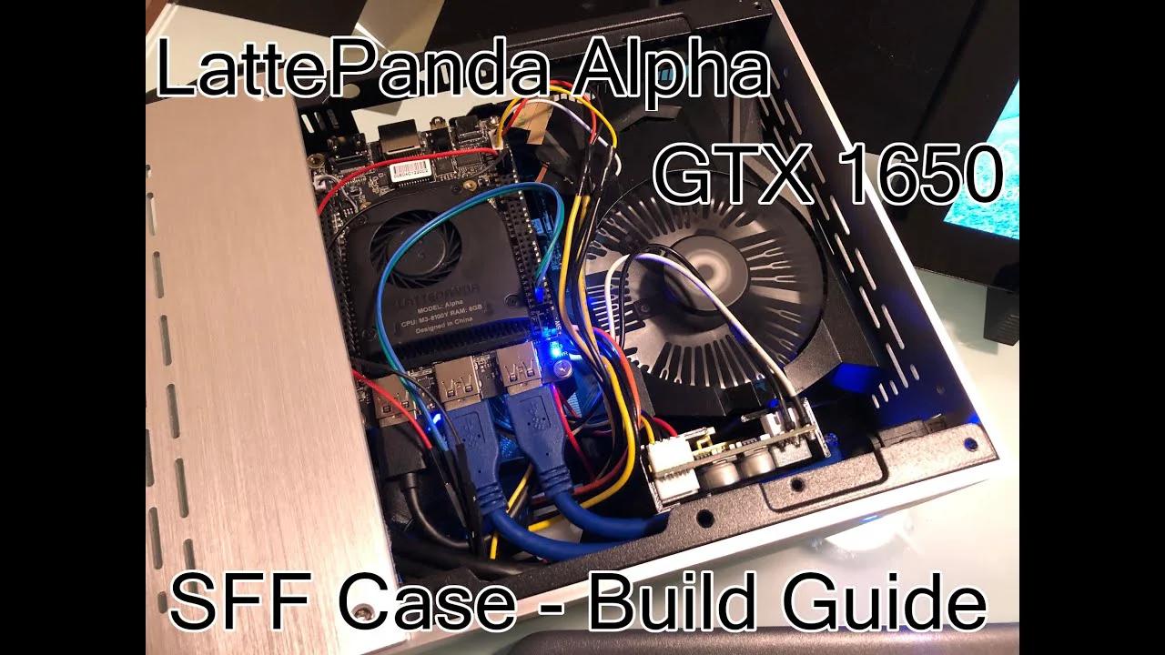 The smallest GTX 1650 SFF Gaming PC Build - Lattepanda Alpha + GPU ...