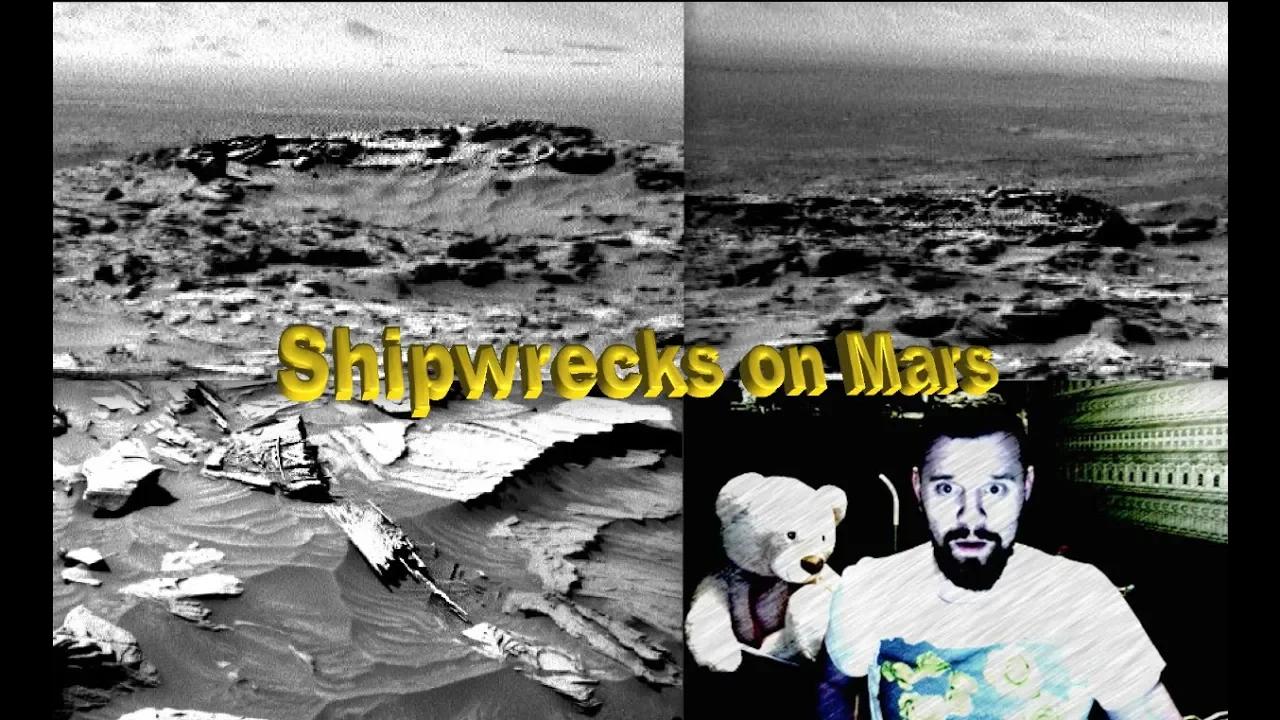 Shipwreck on Mars Curiosity spots