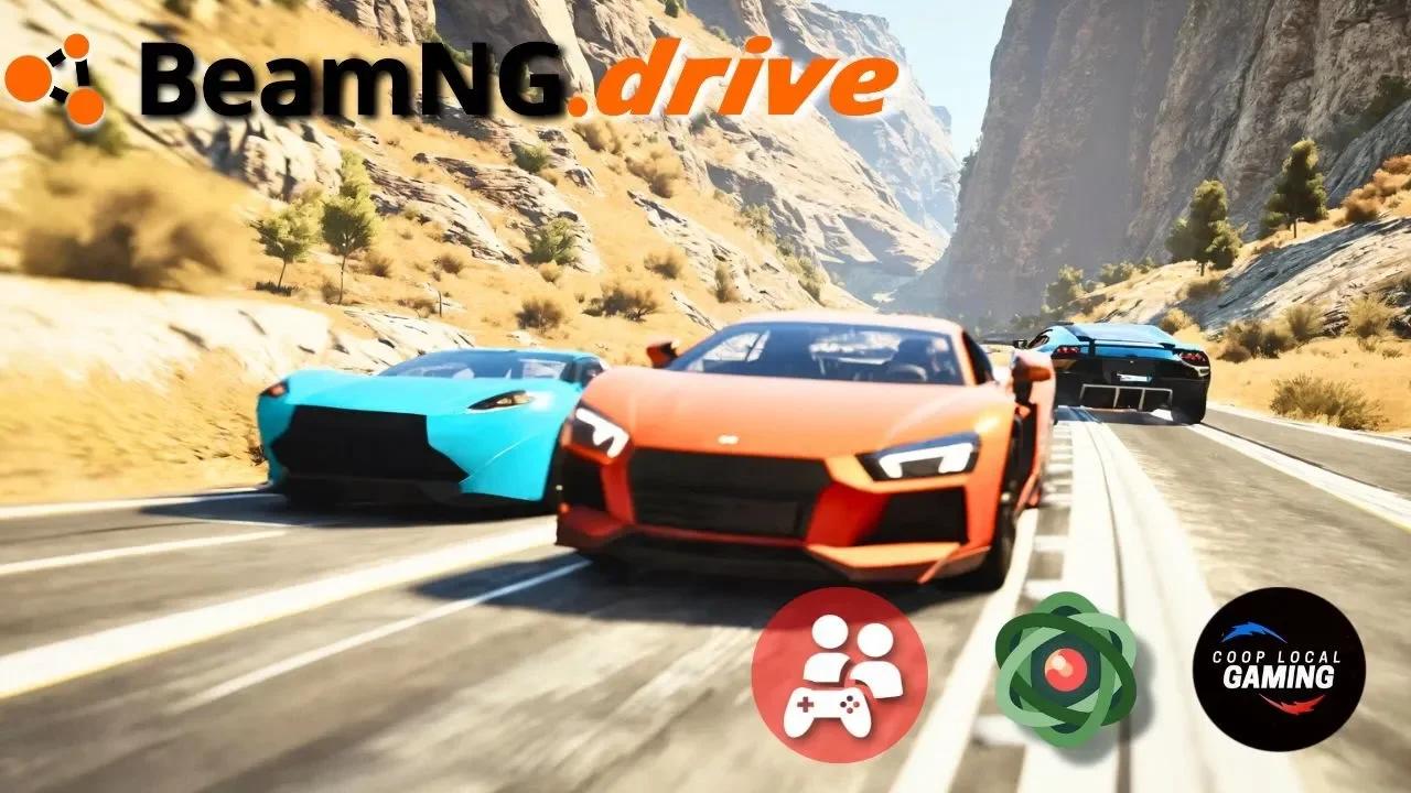 You Can Play BeamNG Splitscreen in 2024 - Drag Races Multiplayer Gameplay