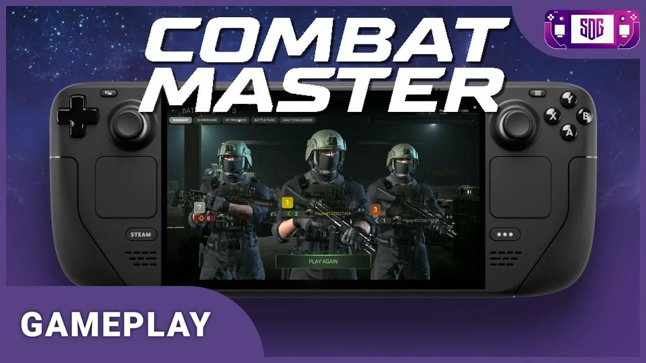 Combat Master Steam Deck gameplay - Fast Free FPS - Combat Master: Season 1