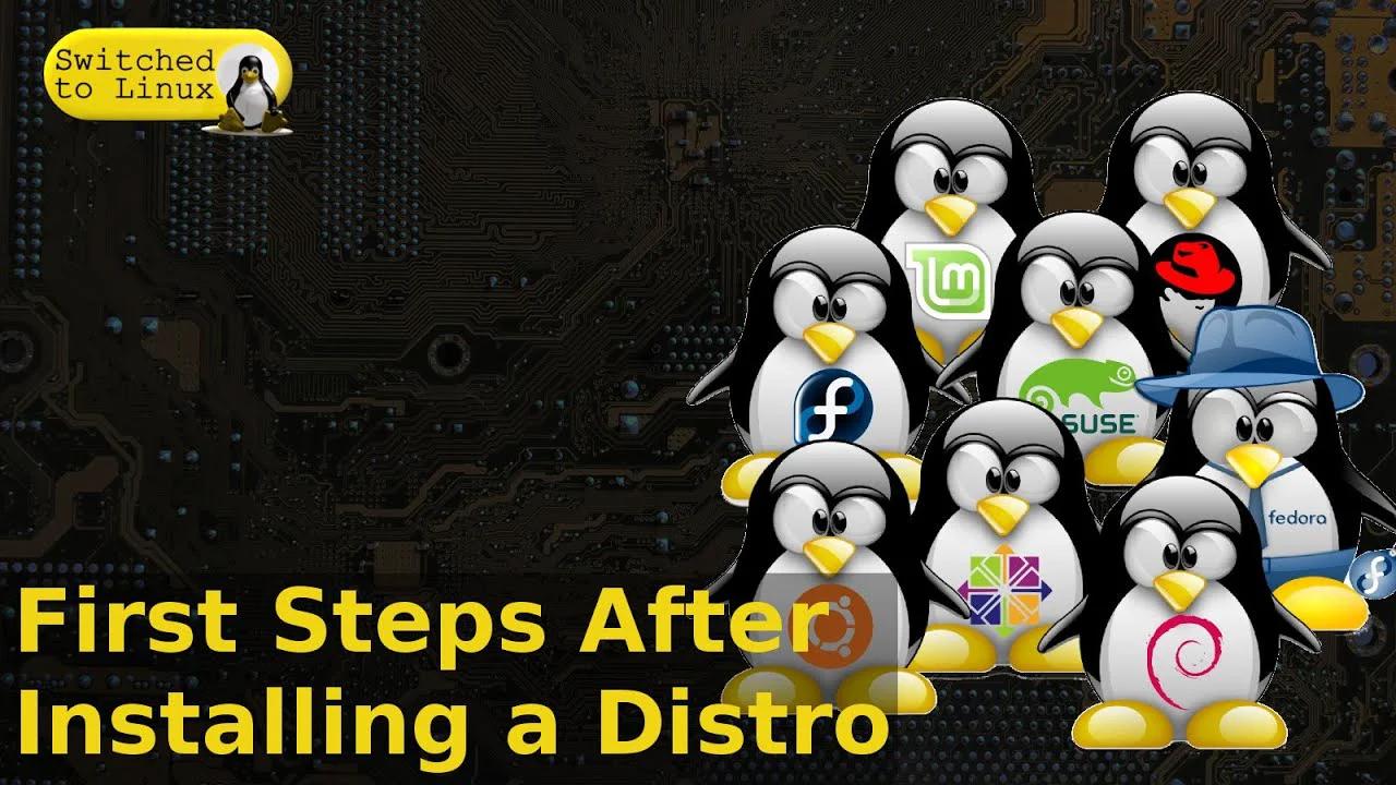 Linux Distro First Steps
