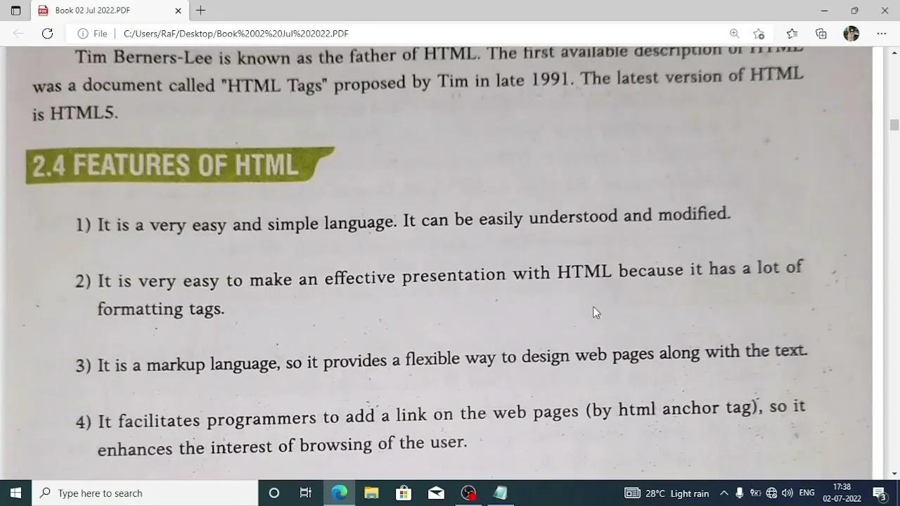 Class 10 Chapter 2 - HTML and CSS3 Explanation Part 1