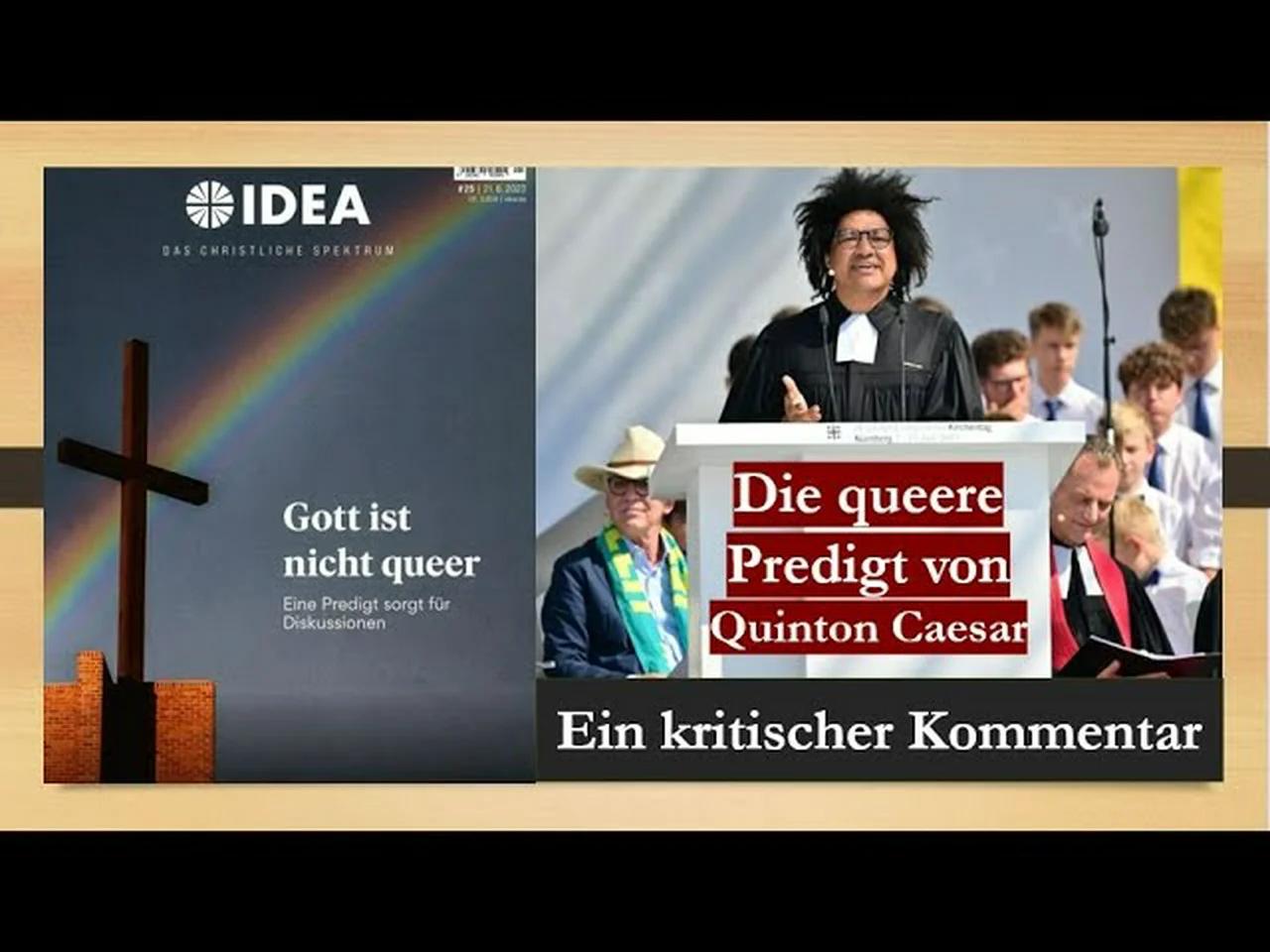 Gott ist NICHT queer - Kritik der Predigt von Quinton Caesar