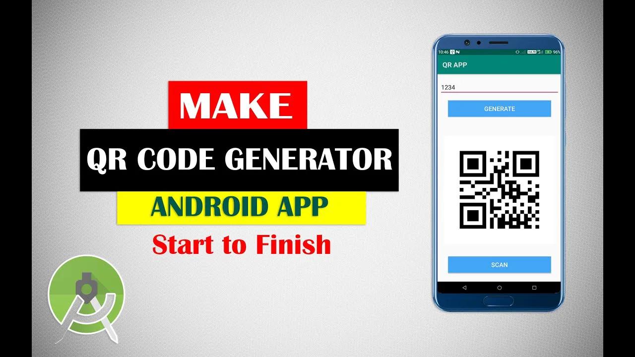 Make Android QR Code Generator App From Scratch | Android Studio Projects Tutorial For Beginners