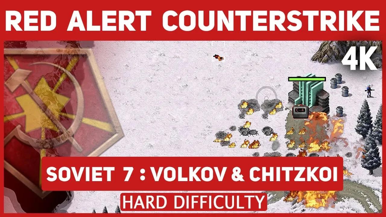 Red Alert Counterstrike Remastered 4K - Soviet Mission: 7 Volkov ...